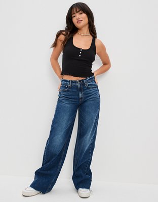 AE Camiseta sin mangas True con cuello henley