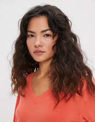 Ae Soft And Sexy V Neck T Shirt