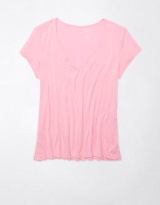 Ae Soft And Sexy V Neck T Shirt