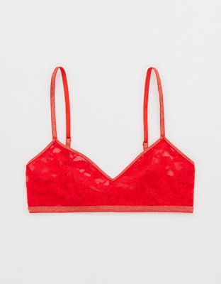 Show Off Shine Vintage Lace Triangle Bralette | Aerie