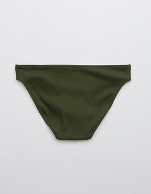Aerie Ribbed Full Coverage Bikini Bottom