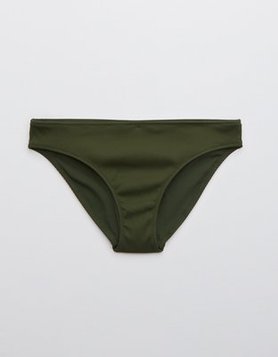 Aerie Ribbed Full Coverage Bikini Bottom