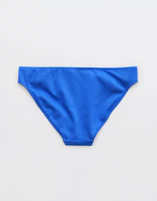 Aerie Shine Pique Full Coverage Bikini Bottom