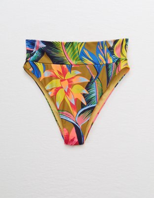 Aerie High Cut Cheeky Bikini Bottom