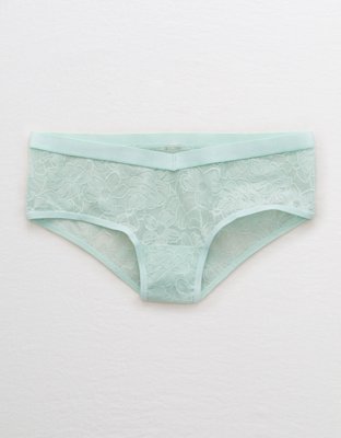 Aerie Mesh Palm Lace Cheeky Underwear | Aerie