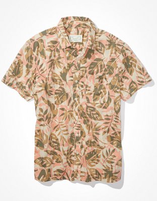 AE Tropical Button-Up Resort Shirt | AE
