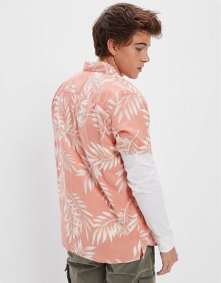 AE Tropical Button-Up Resort Shirt | AE