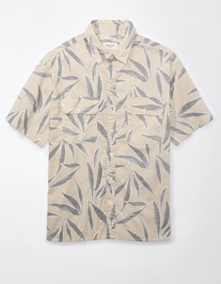 AE Tropical Button-Up Poolside Shirt