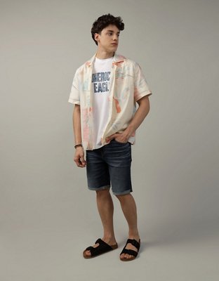AE Tropical Button-Up Poolside Shirt