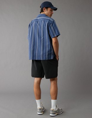 AE Striped Button-Up Poolside Shirt