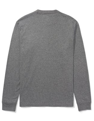 AE Super Soft Long-Sleeve Icon T-Shirt | AE