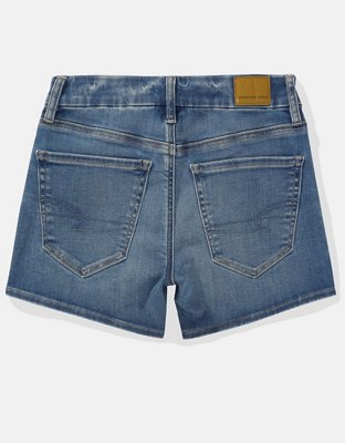 AE Next Level Curvy Low-Rise Denim Midi Short | American Eagle