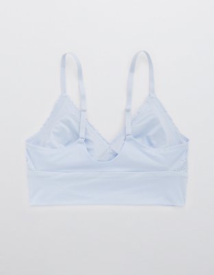 Aerie Sunnie Bralette triangular con relleno y encaje Blossom | Aerie