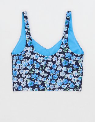 OFFLINE By Aerie Real Me Low Key Longline Sports Bra | OFFLINE