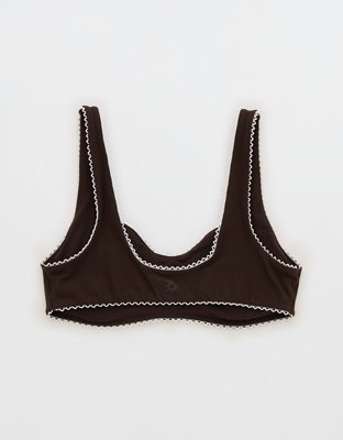 OFFLINE By Aerie Real Me XTRA Rib Picot Sports Bra | OFFLINE