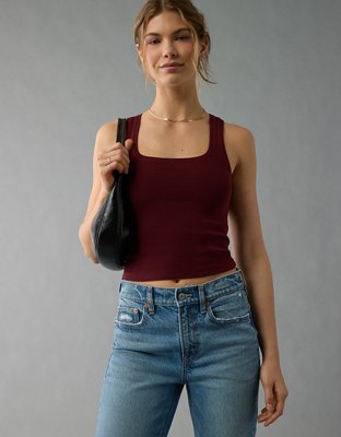 AE Main Squeeze Square Neck Tank Top AE Main Squeeze Square Neck Tank Top