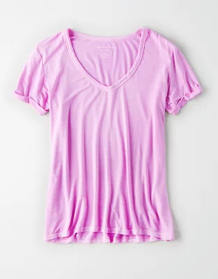 Ae Soft And Sexy V Neck T Shirt