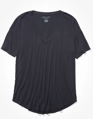 Ae Soft And Sexy V Neck T Shirt