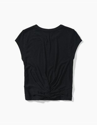 AE Soft & Sexy Twist-Back Tee