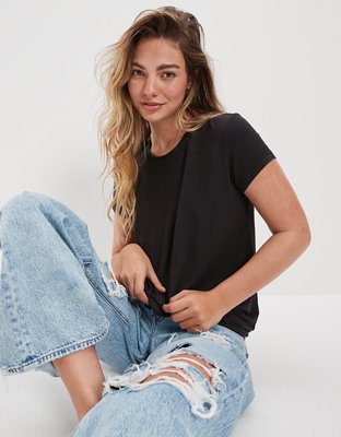 Ae Soft And Sexy Crew Neck Tee