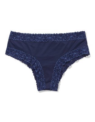 Aerie Ropa interior atrevida Sunnie con encaje Blossom