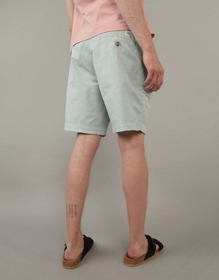 AE Flex Khaki Short Desgastado de 9" | AE
