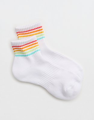 OFFLINE By Aerie Mesh Short Crew Sock