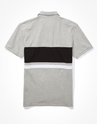 AE Color-Block Polo Shirt | AE