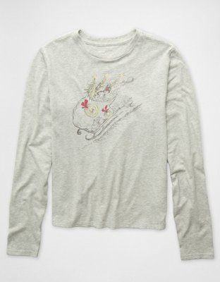 Aerie Long Sleeve Vintage T-Shirt | Aerie