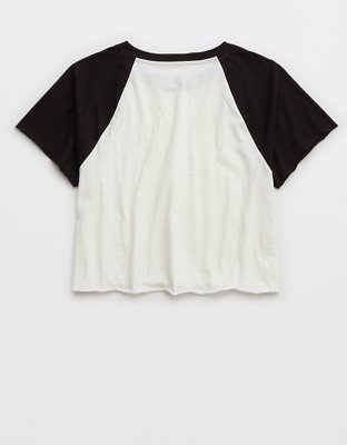 Aerie Cropped Raglan T-Shirt