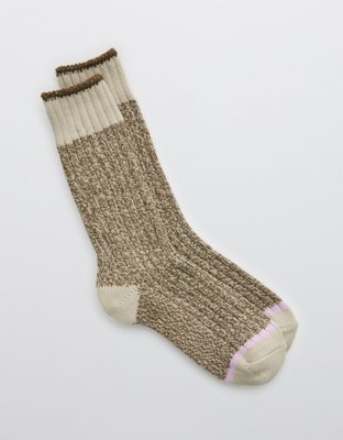 Aerie Colorblock Crew Socks