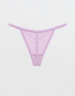 SMOOTHEZ Mesh String Thong Underwear | Aerie