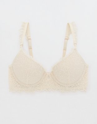 Show Off Bra de Encaje Summer Sparkle con Escote Profundo y Pushup | Aerie