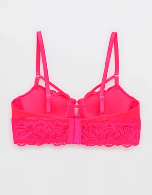 Show Off Balconette Rooftop Garden Lace Bra