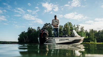 Crestliner 1750 Pro Tiller | 17 Foot Aluminum Tiller Boat