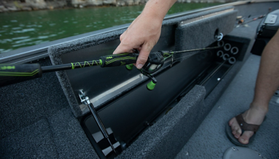 16' 9" Lowe® 1675 WT Deep V Walk-Thru Large Aluminum Fishing Boat