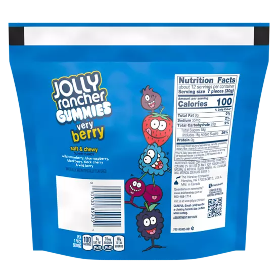 JOLLY RANCHER Gummies Very Berry Candy, 13 oz bag