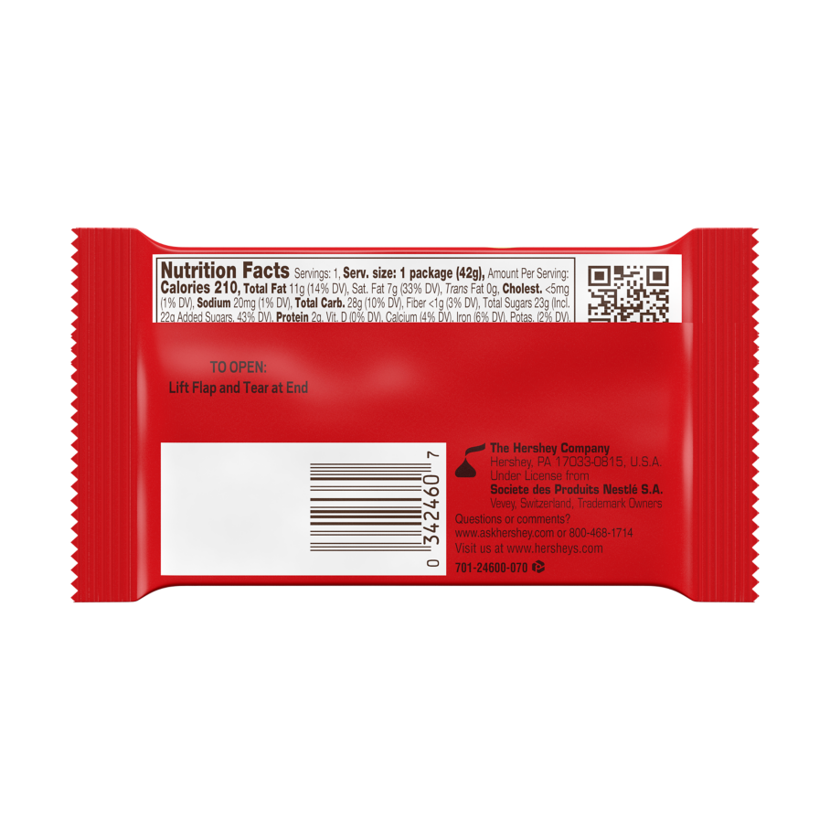 KIT KAT® Milk Chocolate Candy Bar, 1.5 oz