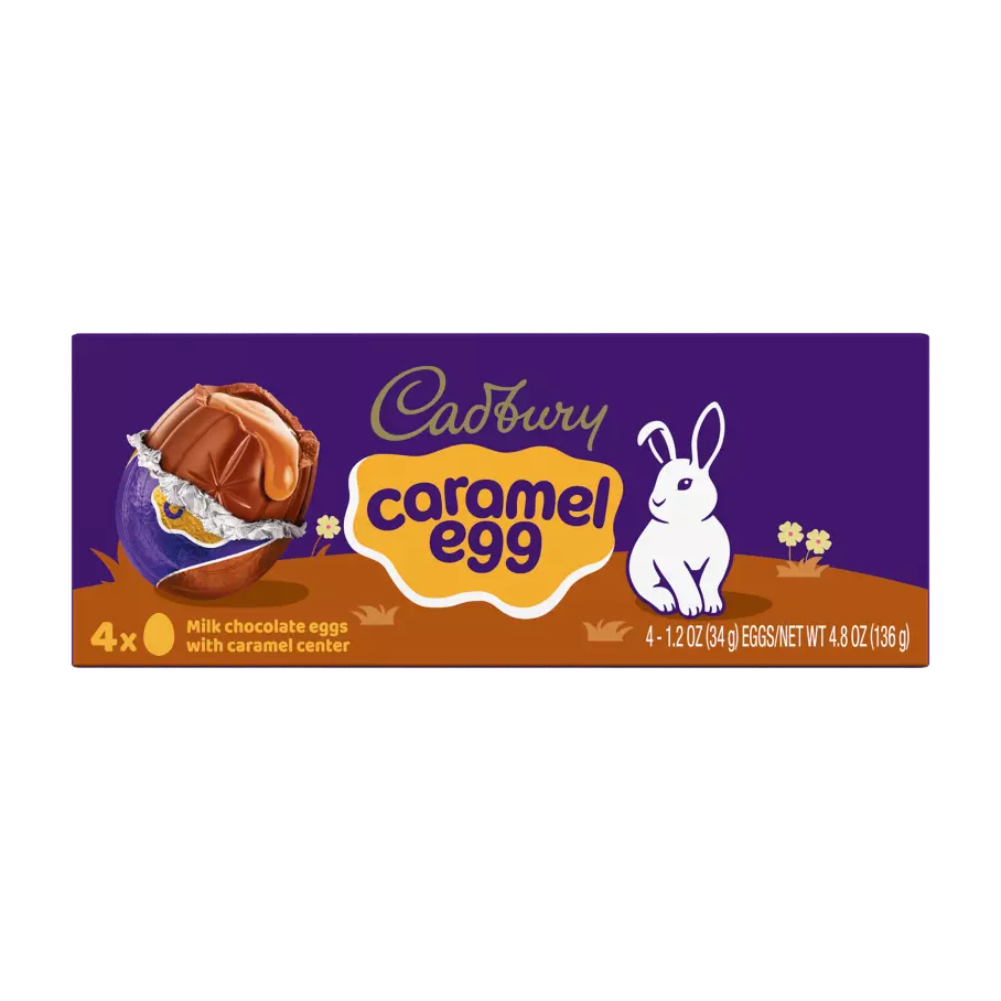 CADBURY CARAMEL EGG Milk Chocolate Egg, 1.2 oz