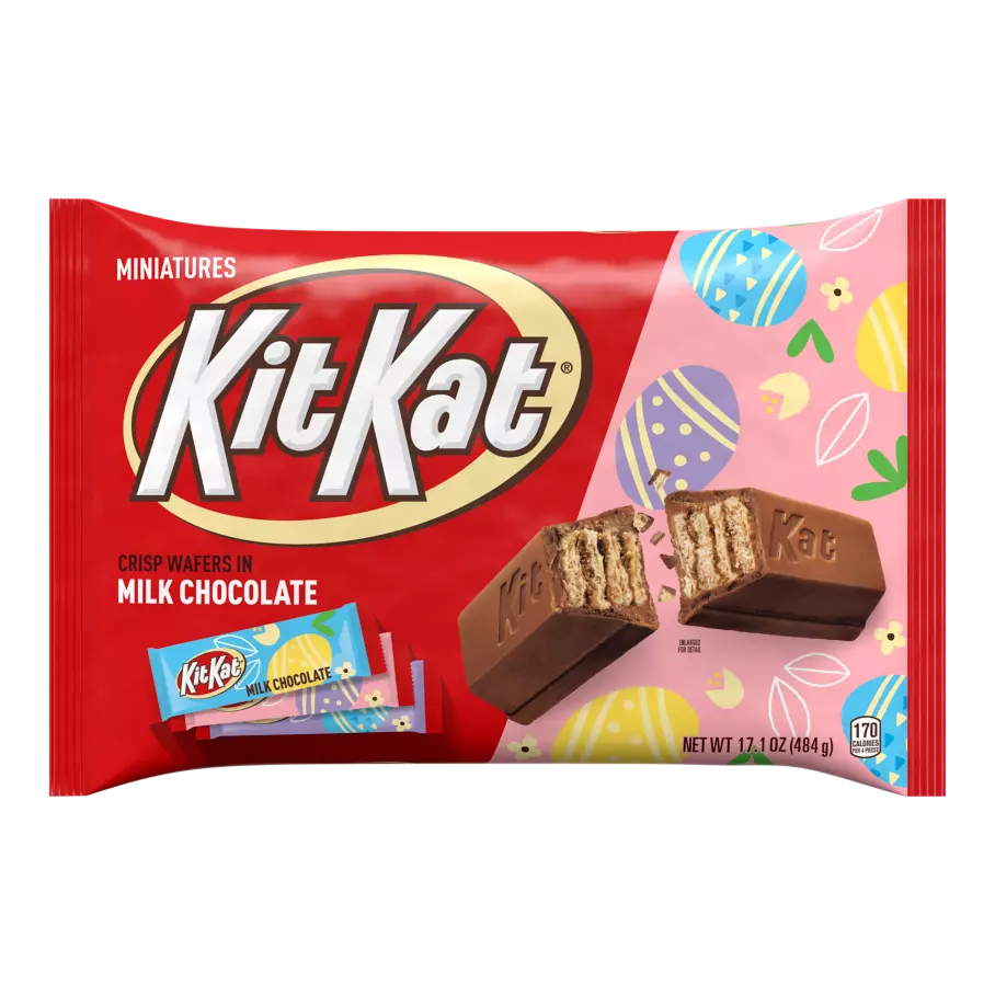 KIT KAT® Easter Milk Chocolate Miniatures Candy Bars, 9.6 oz bag