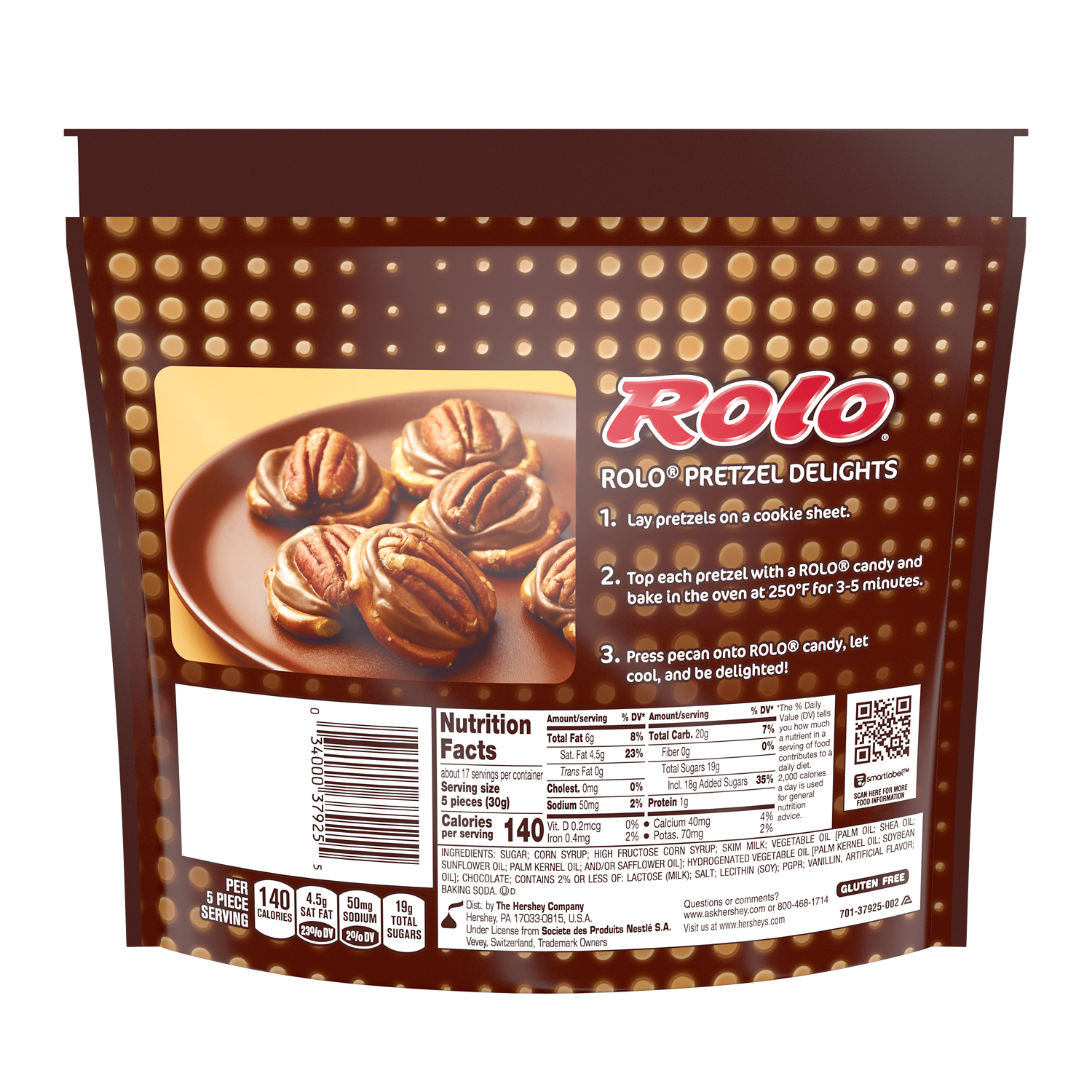 ROLO® Creamy Caramels in Rich Chocolate Candy, 17.8 oz bag