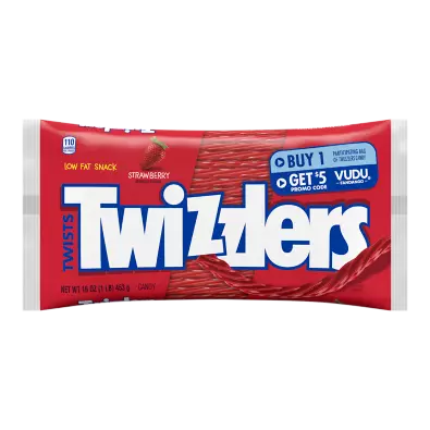 TWIZZLERS Gummies Original Flavors Candy, 7 oz bag