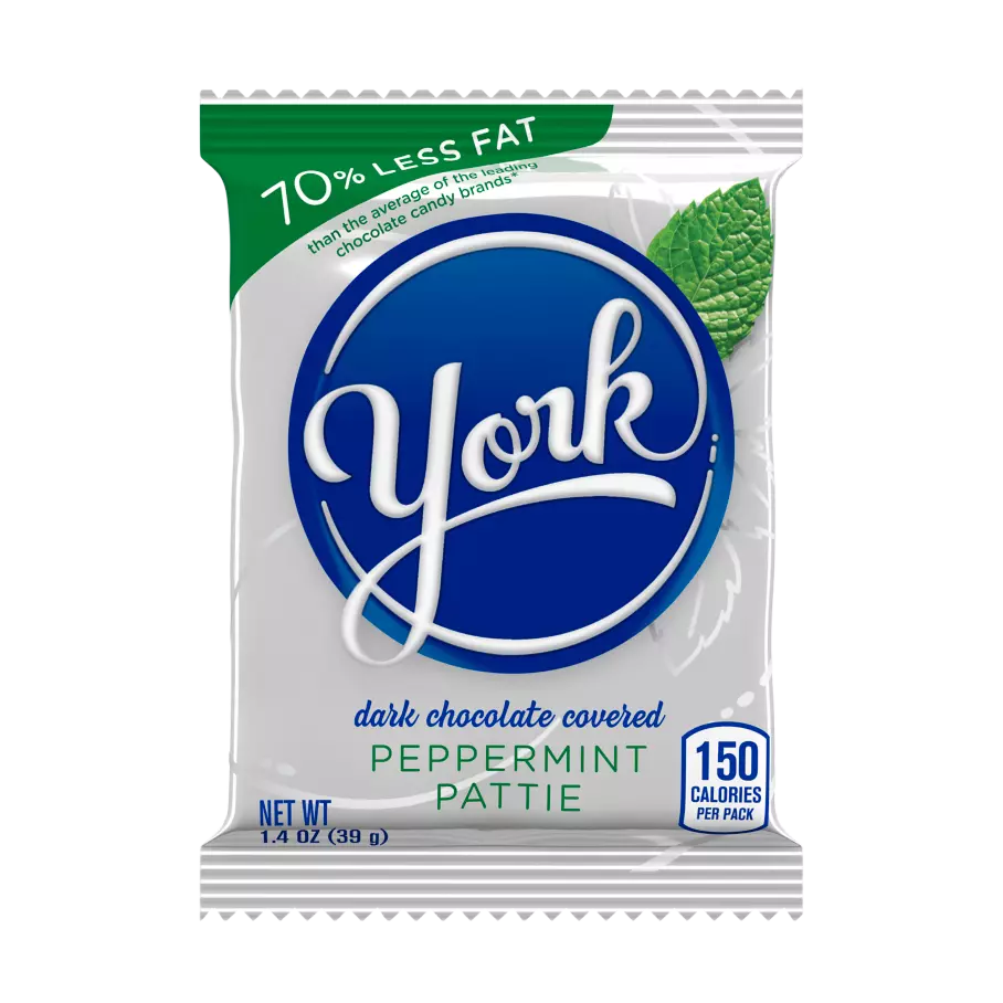 YORK Dark Chocolate Peppermint Patties, 1.4 oz YORK Dark Chocolate Peppermint Patties, 1.4 oz