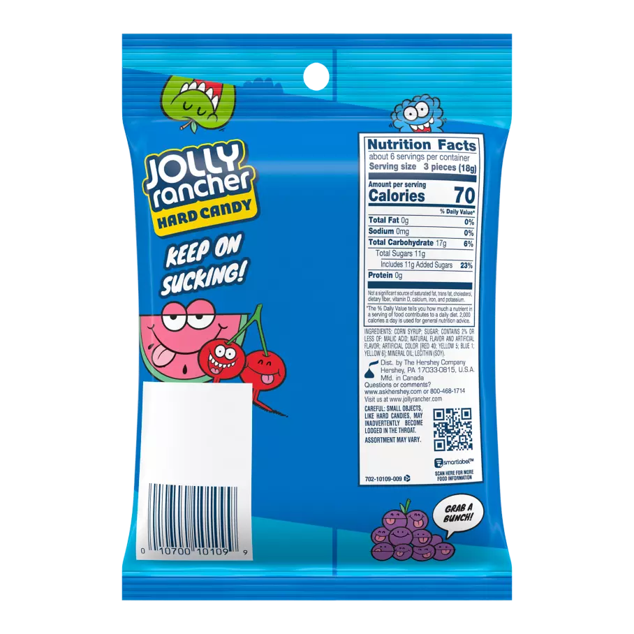 JOLLY RANCHER Original Flavors Hard Candy, 3.8 oz bag