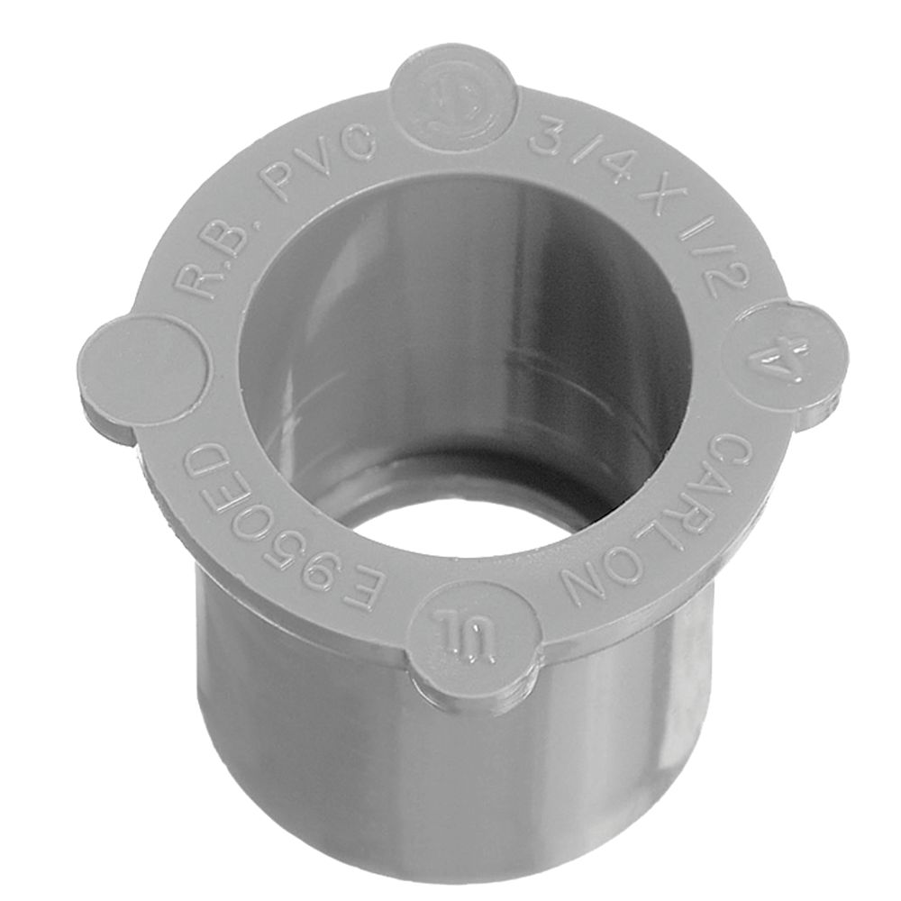 Thomas And Betts Schedule 40 Pvc Reducing Bushing 1 Inch To 3 4 Inch
