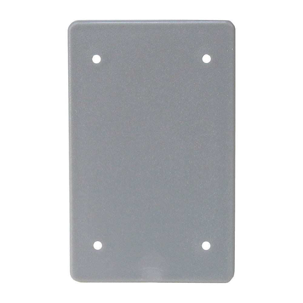 Thomas & Betts Weatherproof Single Gang Blank PVC Cover | The Home ... Thomas & Betts Weatherproof Single Gang Blank PVC Cover | The Home ...