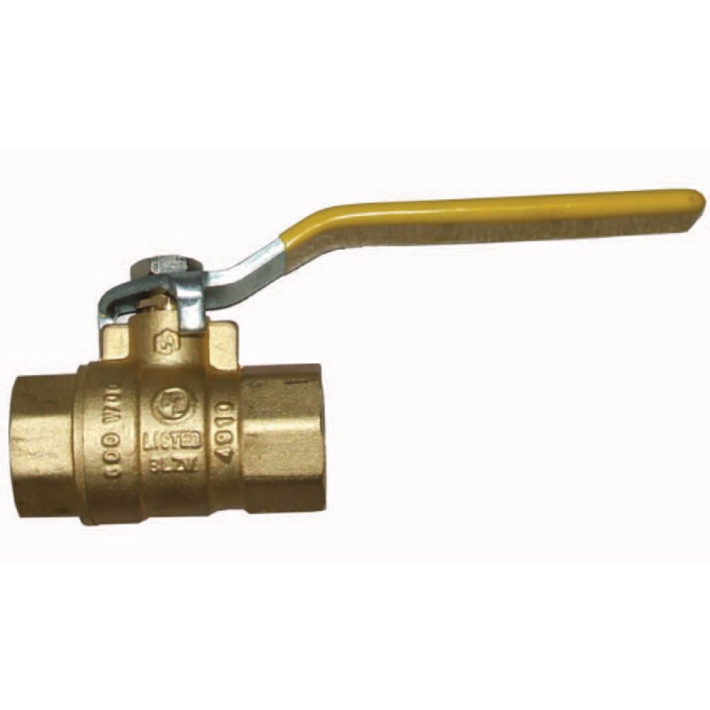 Waterline 1/2-inch Female Iron Pipe Full Port Gas Ball Valve | The Home ...