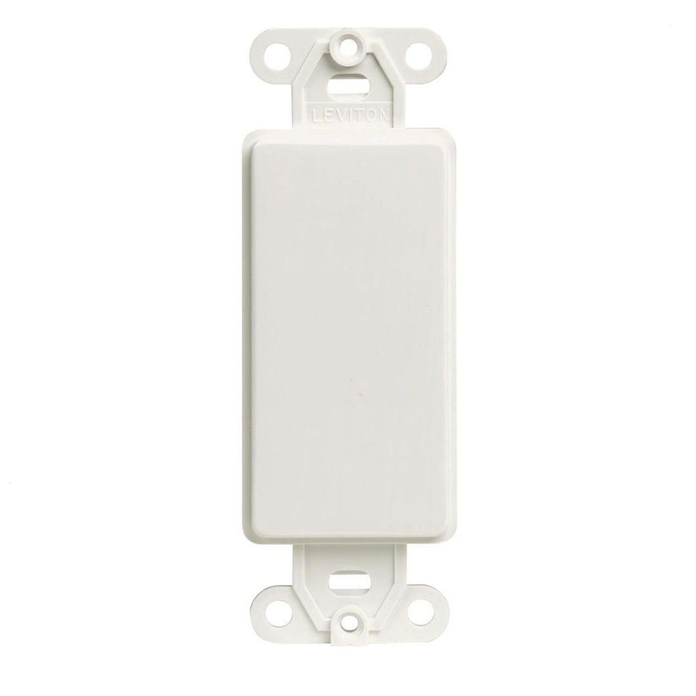 Leviton Decora Blank Adapter Plate, White | The Home Depot Canada