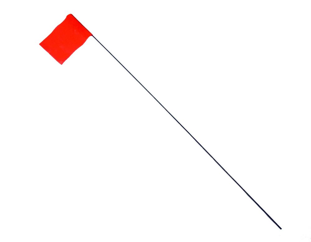 Johnson Stake Flags - "Glo Orange" | The Home Depot Canada