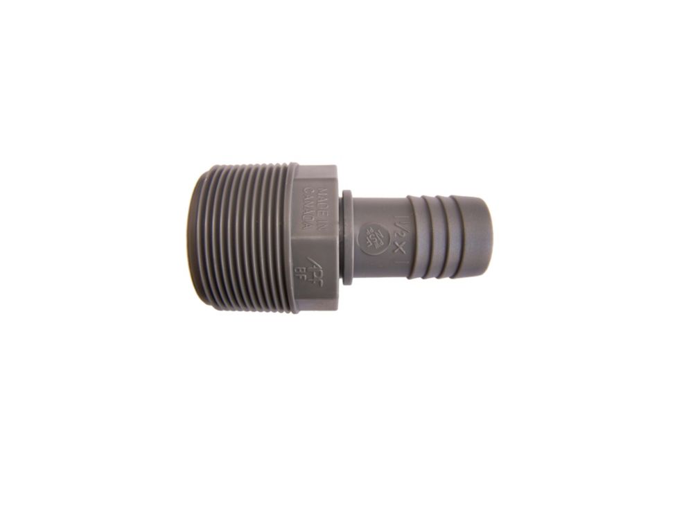Pro-Connect Poly Reducing Male Adapter - 1 1/2 Inch Mpt X 1 Inch ...